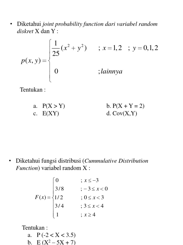 Latihan Univariate Dan Bivariate | PDF