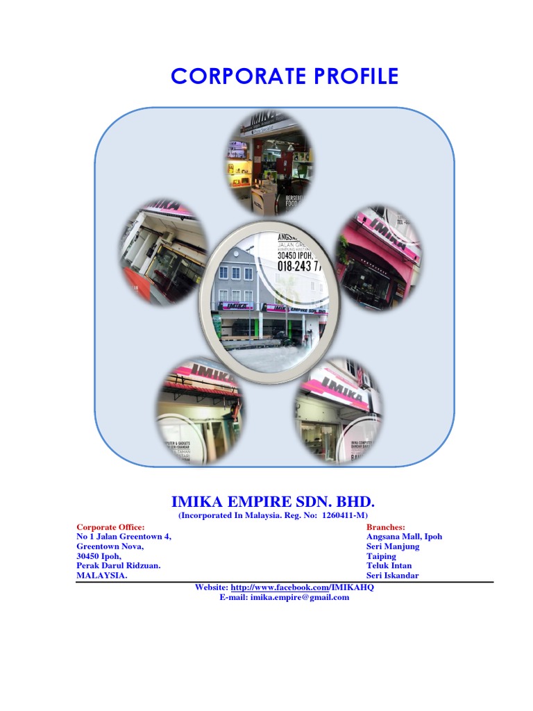 IMIKA EMPIRE - Corporate Profile (Draft 1) | PDF | Innovation | Business