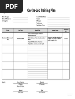 Ojt - DTR Sample Form | PDF