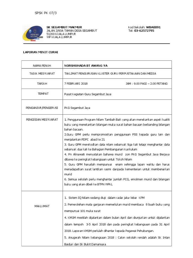 Minit Curai Pss | PDF