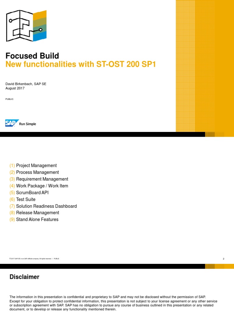 Focused Build For SAP Solution Manager (Customer) | PDF | Business ...