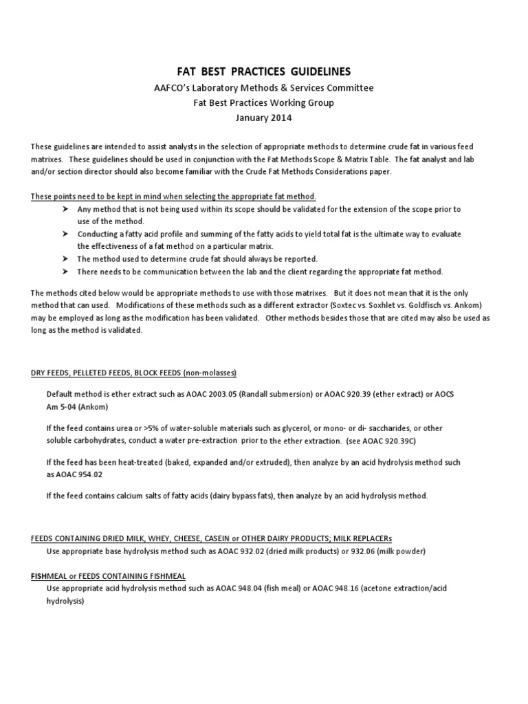 Hydrolysis Methods for Crude Fat Analysis | PDF | Fat | Powdered Milk
