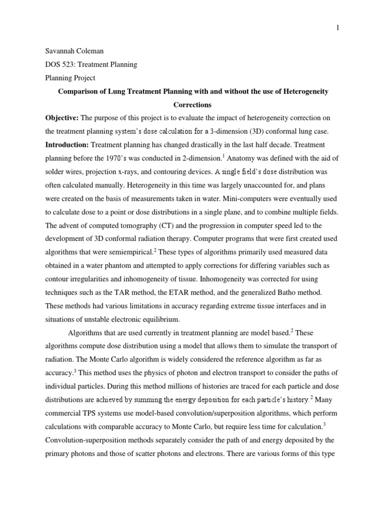Dos 523 Project | PDF | Ct Scan | Radiation Therapy