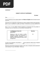 Sample NOD | PDF | Career & Growth