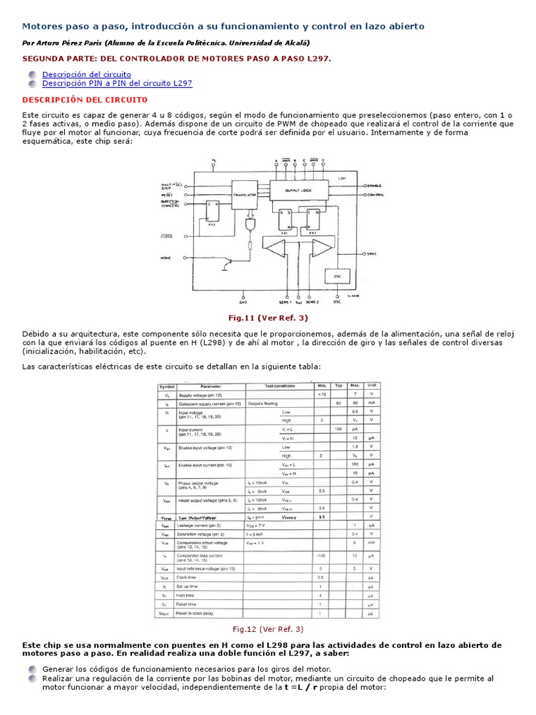 l297 Calculo | PDF | Inductor | Corriente eléctrica