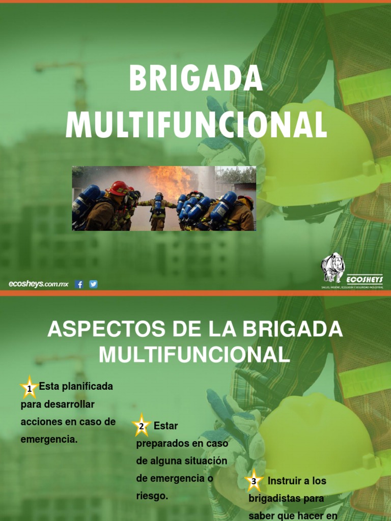 Brigada Multifuncional en Emergencias | PDF | Defensa Civil | Primeros ...