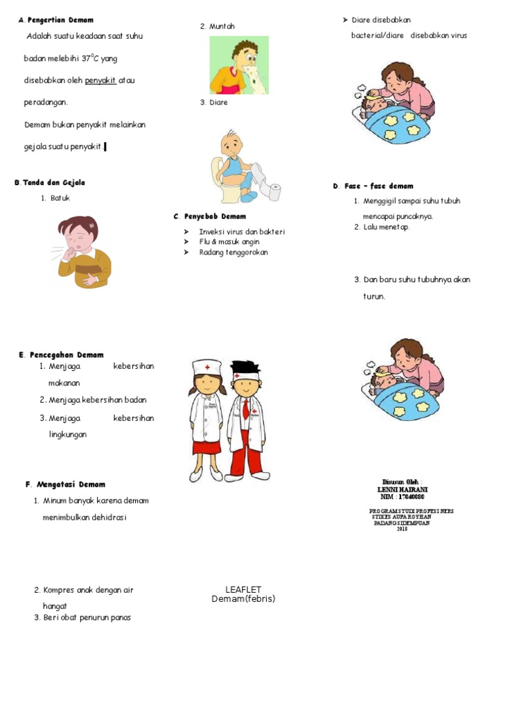 Leaflet Febris Oke | PDF