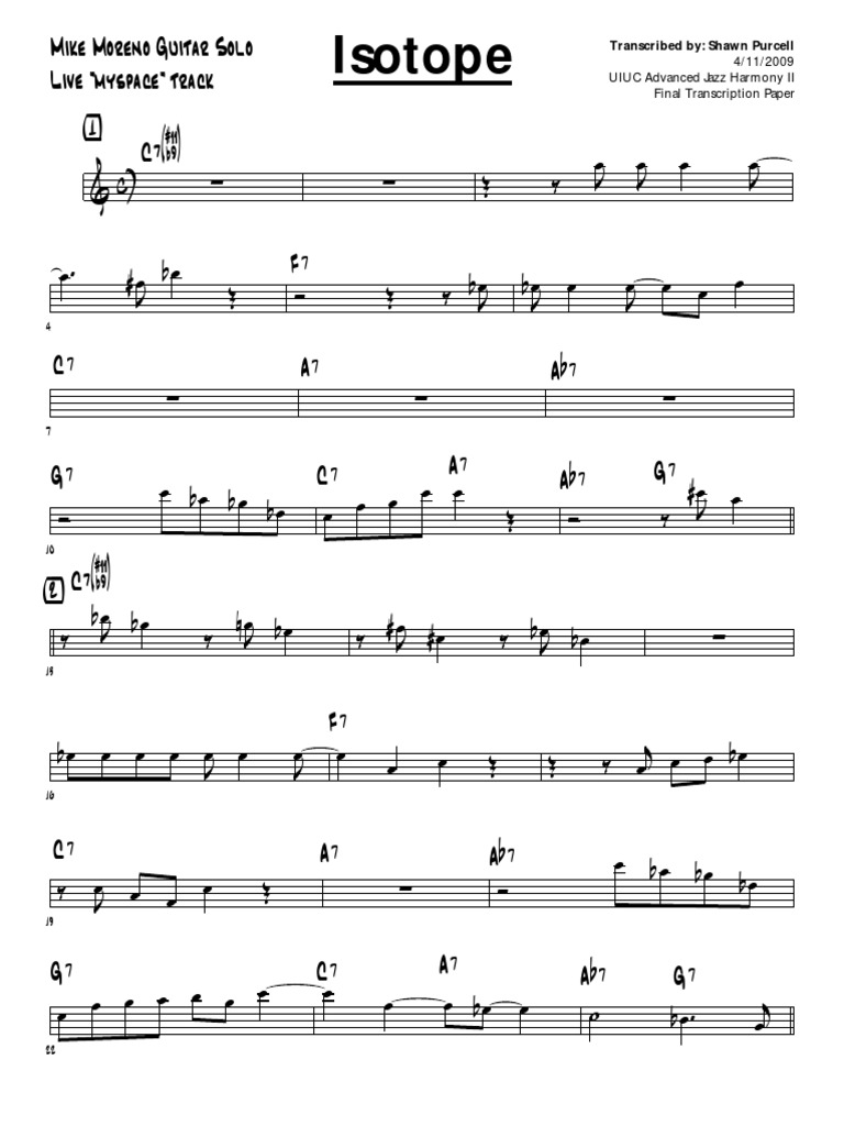 Isotope Live Clip | Download Free PDF | Guitars | Music Theory