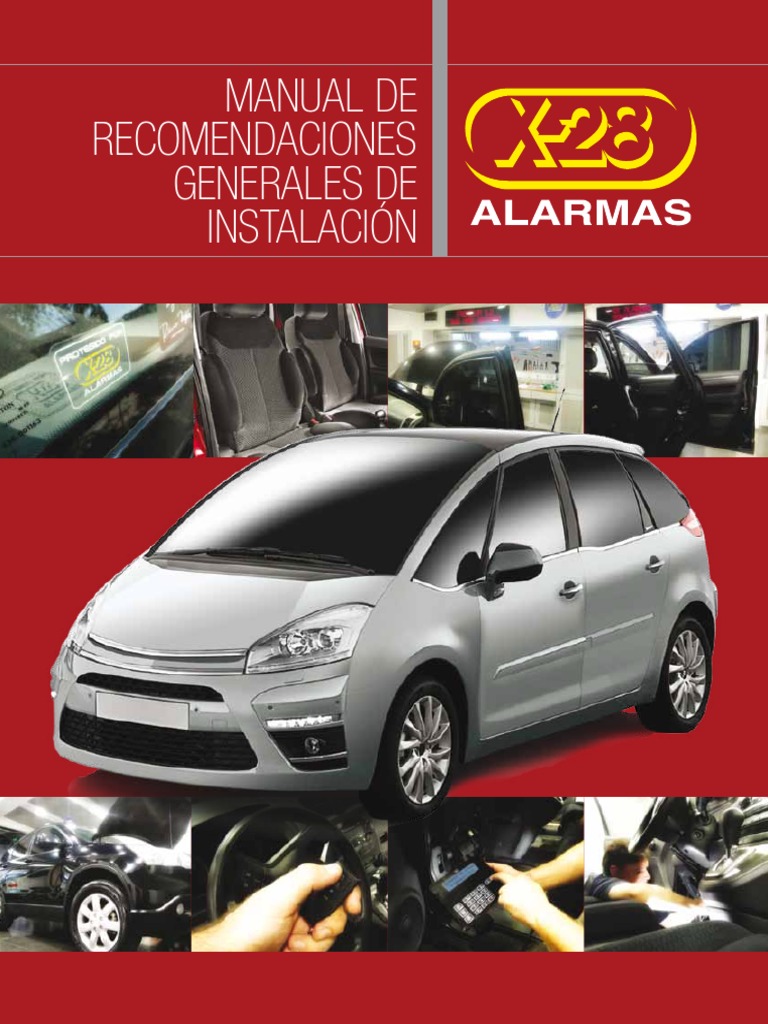 Manual Instalacion Alarma x28 | PDF | Relé | Corriente eléctrica
