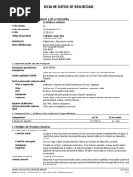 HOJA DE DATOS DE SEGURIDAD DE SUSTANCIS QUIMICAS Cloruro de Amonio NH4Cl | PDF | Cloro | Amoníaco