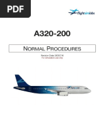 A320-X Flight Checklist PDF | PDF | Takeoff | Aircraft