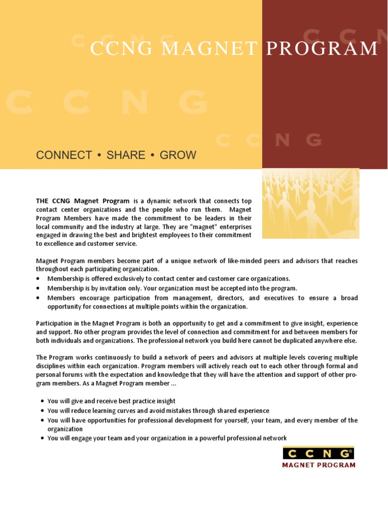 Magnet Program Overview | PDF | Conference Call | Internet Forum