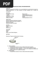 Microdifusión en Cámara de Conway | PDF