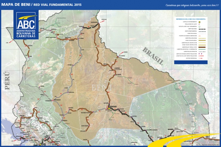 Mapa del Departamento de Beni 2015 | PDF