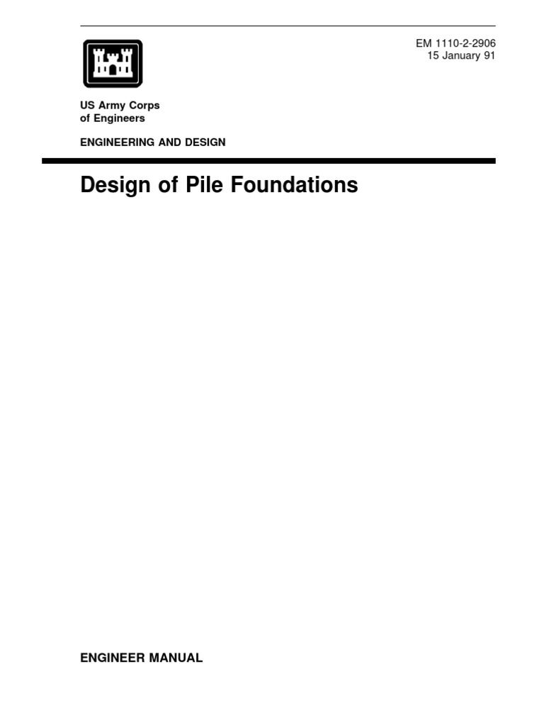 Design of Pile Foundation | PDF | Deep Foundation | Geotechnical ...
