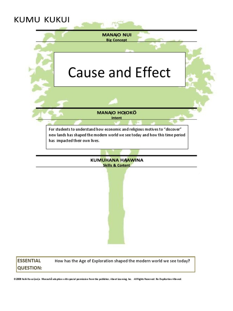 Kumu Kukui Template | PDF
