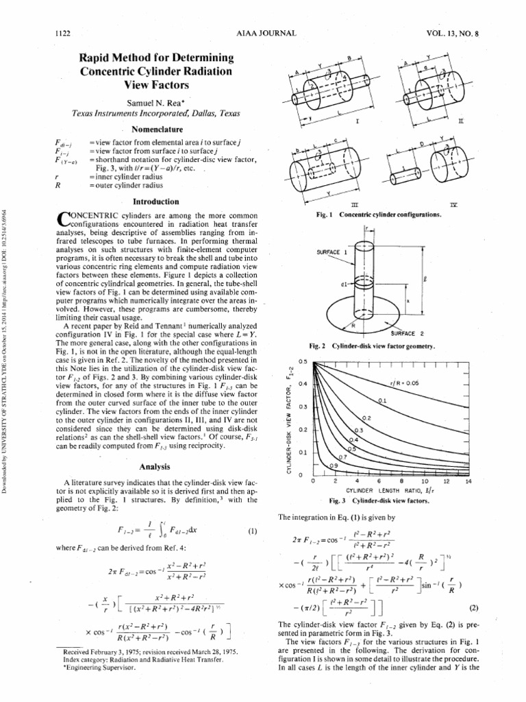 View Factor Cylinder | PDF | Elasticity (Physics) | Young's Modulus