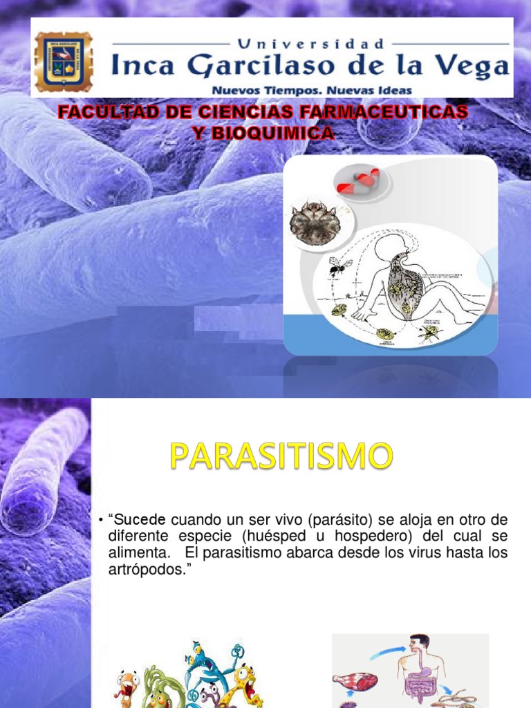 Parasitismo | PDF | Especialidades Medicas | Medicina