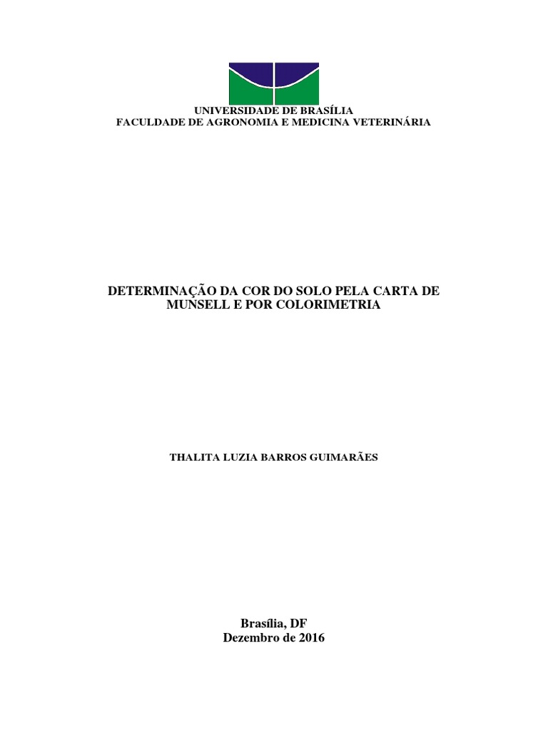 Catálogo Munsell | PDF | Cor | Solo
