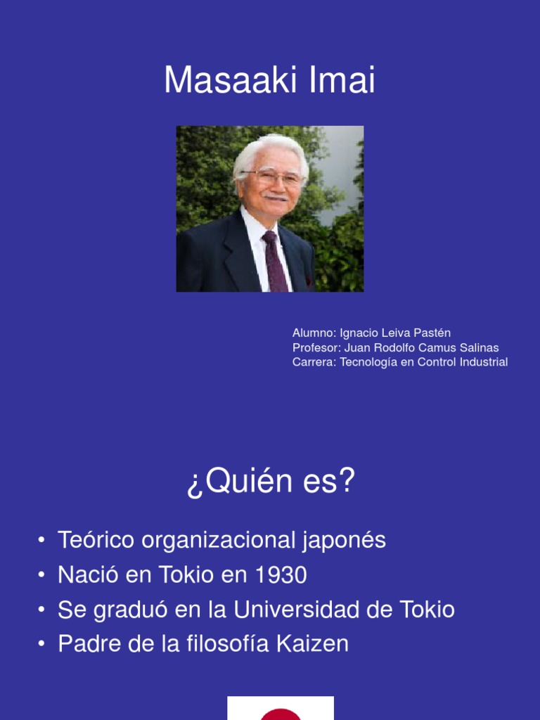 Masaaki Imai y la Filosofía Kaizen | PDF