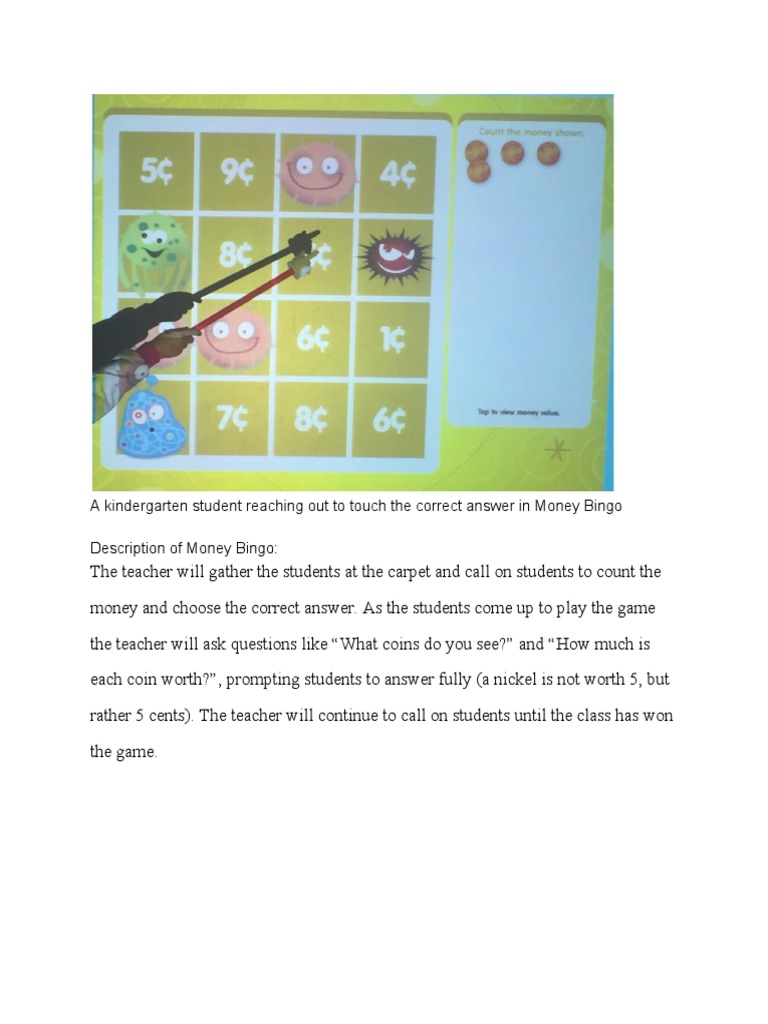 Money Bingo for Young Learners | PDF
