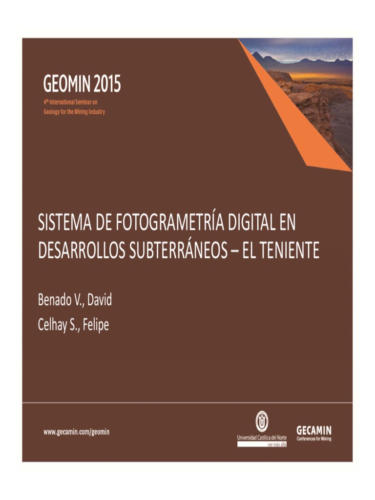 David Benado | PDF | Minería | Geología