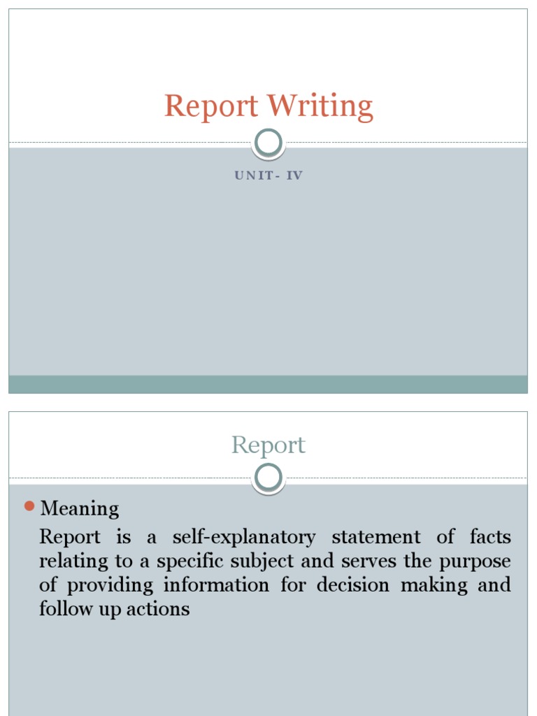 A Comprehensive Guide to Understanding Report Writing: Types ...