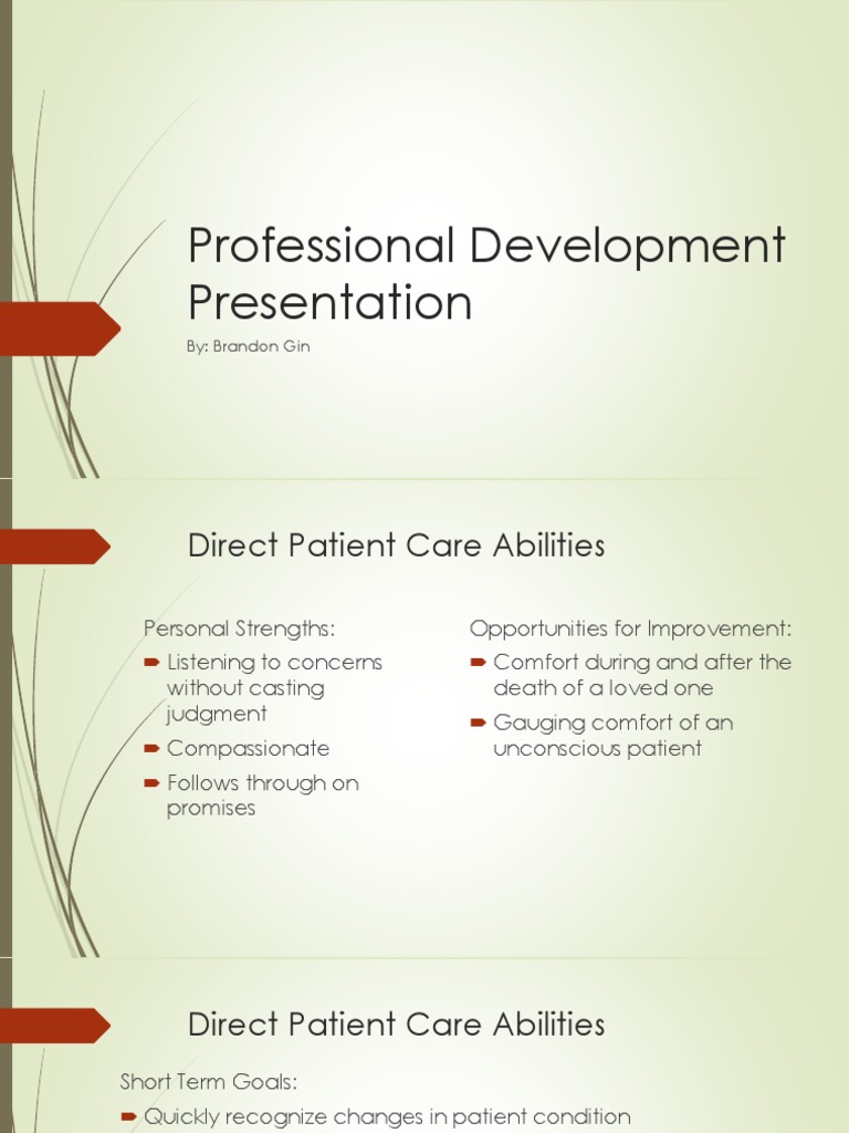 Professional Development Presentation Pdf National Council