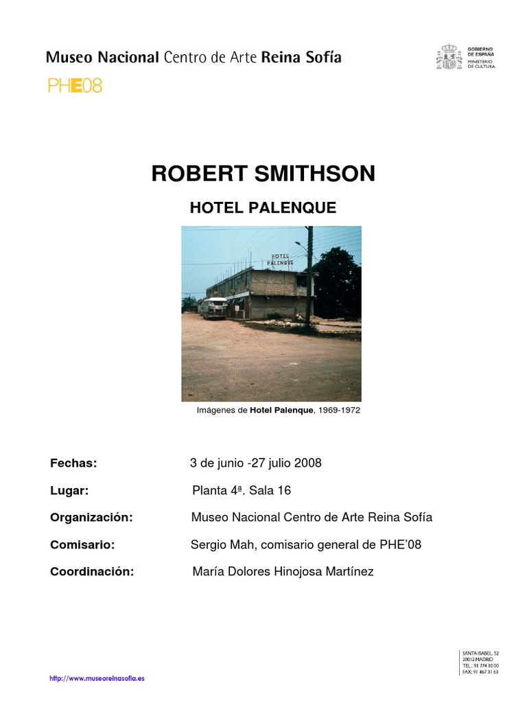Robert Smithson | PDF | Biblioteca y museo | Escultura