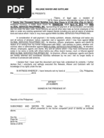 BIR 2316 Waiver Form | PDF