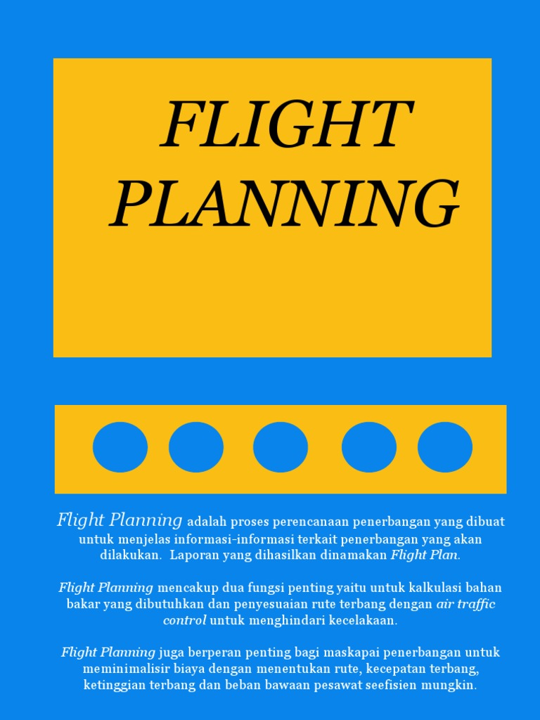 Materi Flight Plann | PDF