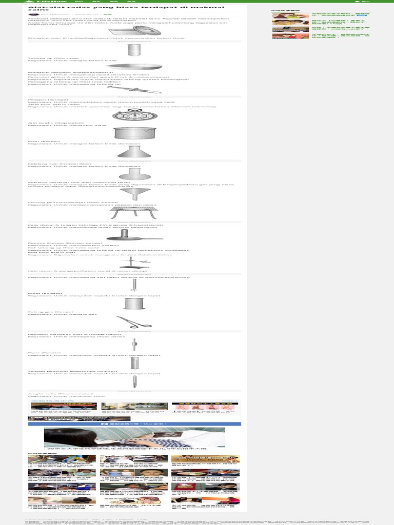 Alat-Alat Radas Yang Biasa Terdapat Di Makmal Sains - 生活百科 | PDF