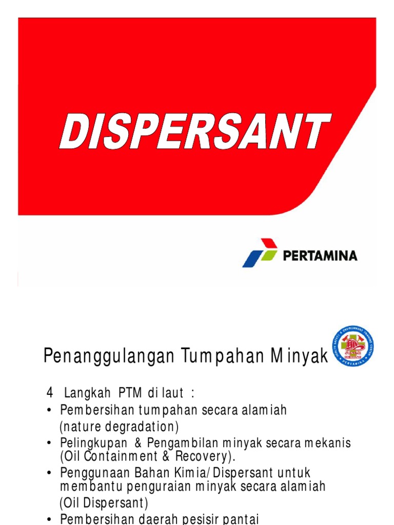 Fungsi dan Jenis Oil Dispersant | PDF