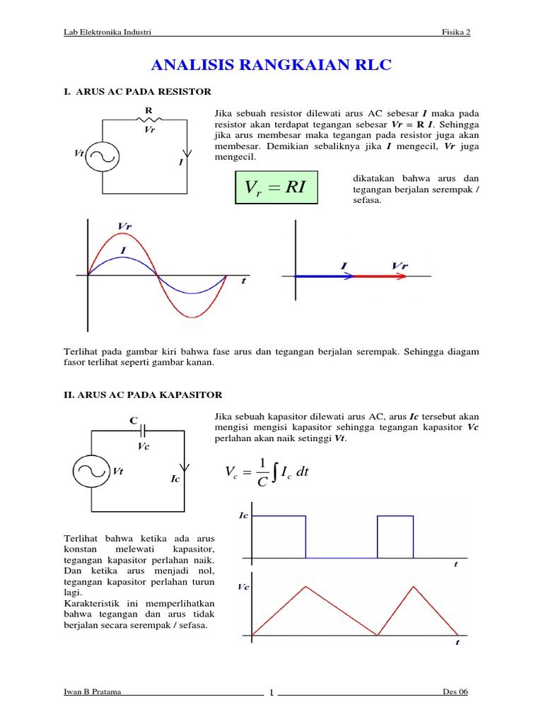 ch07 Rangkaian RLC PDF | PDF