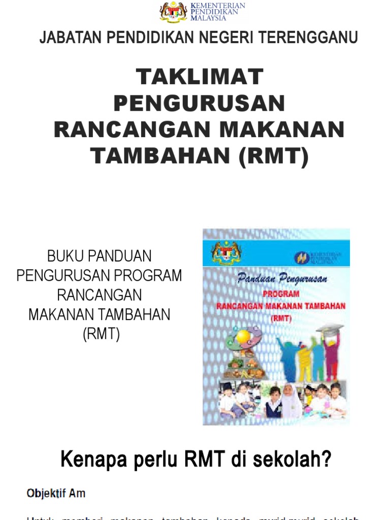 Taklimat Pengurusan RMT 2018 | PDF