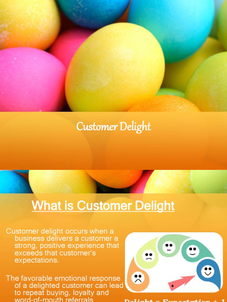 Customer Delight | PDF | Customer | Behavioural Sciences