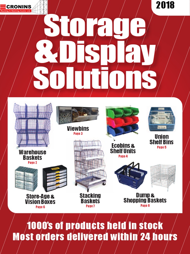 Storage and Display Solutions Catalog | PDF | Manufactured Goods | Vehicles