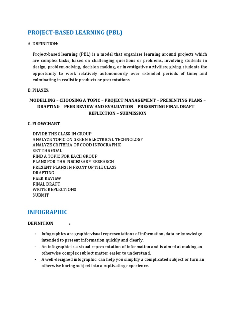 Project-Based Learning Guide | PDF