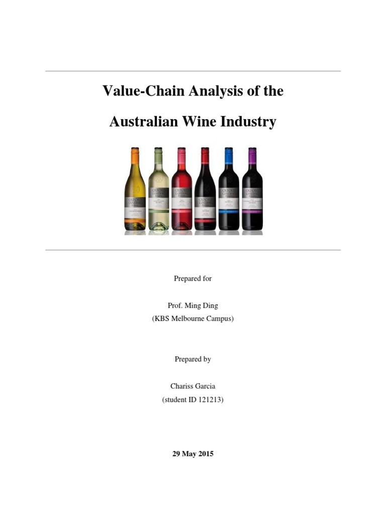 Value Chain Analysis: Australian Wine Industry | PDF | Value Chain | Wine