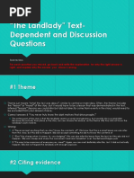 The Landlady Questions | PDF