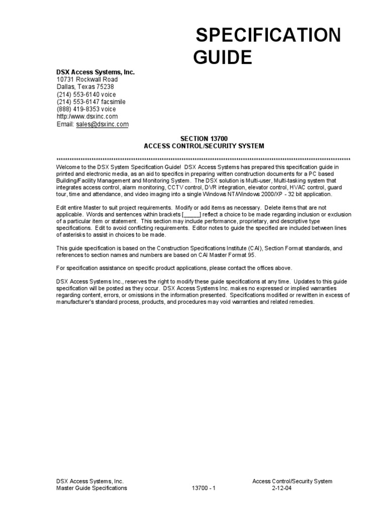 DSX Spec | PDF | Ibm Pc Compatibles | Microsoft Windows