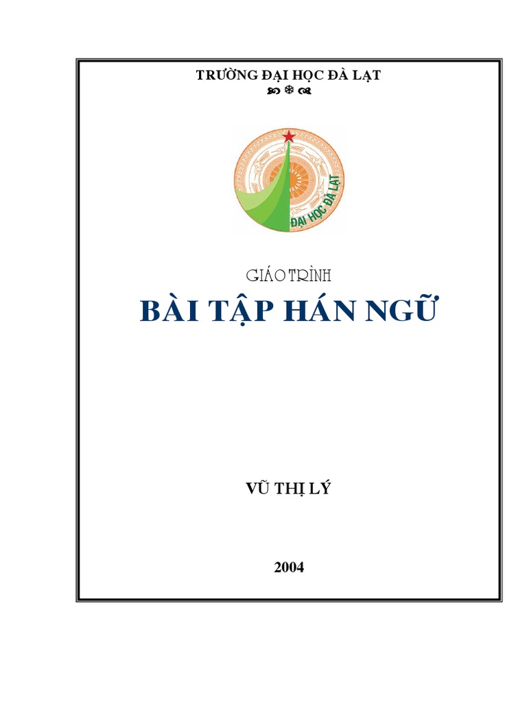 Giao Trinh Bai Tap Han Ngu | PDF