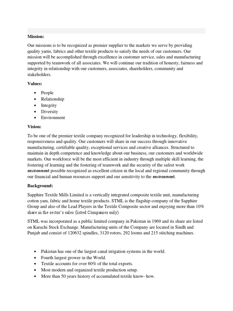 Mission:: Environment Environment | Download Free PDF | Textiles ...