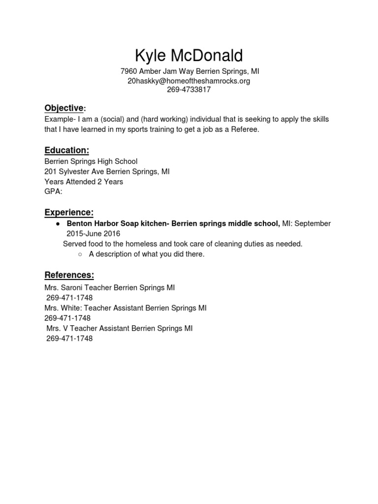 Resume Kyle | PDF