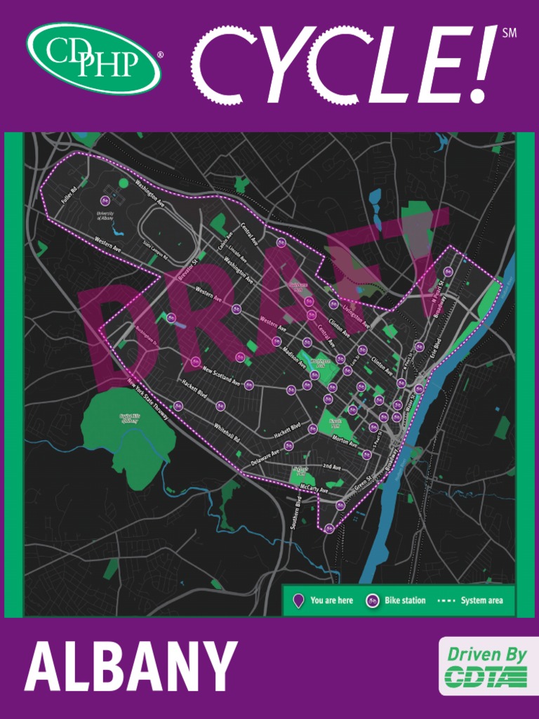 CDTA CDPHP Cycle Bike Share 2018 Season Maps | PDF