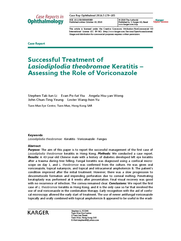 Jurnal Keratitis Pdf Cornea Ophthalmology