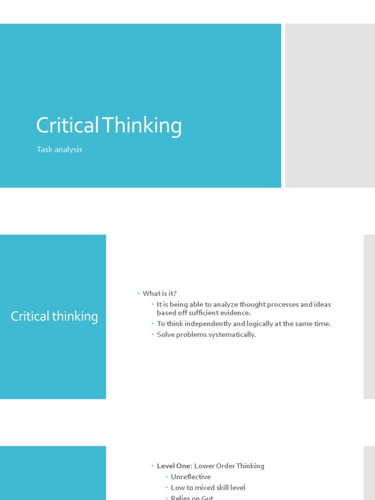 Mastering Critical Thinking Skills | PDF | Critical Thinking | Thought