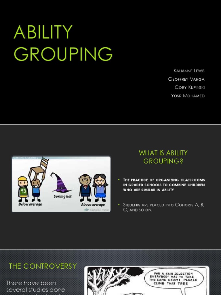Ability Grouping | PDF | Classroom | Teachers