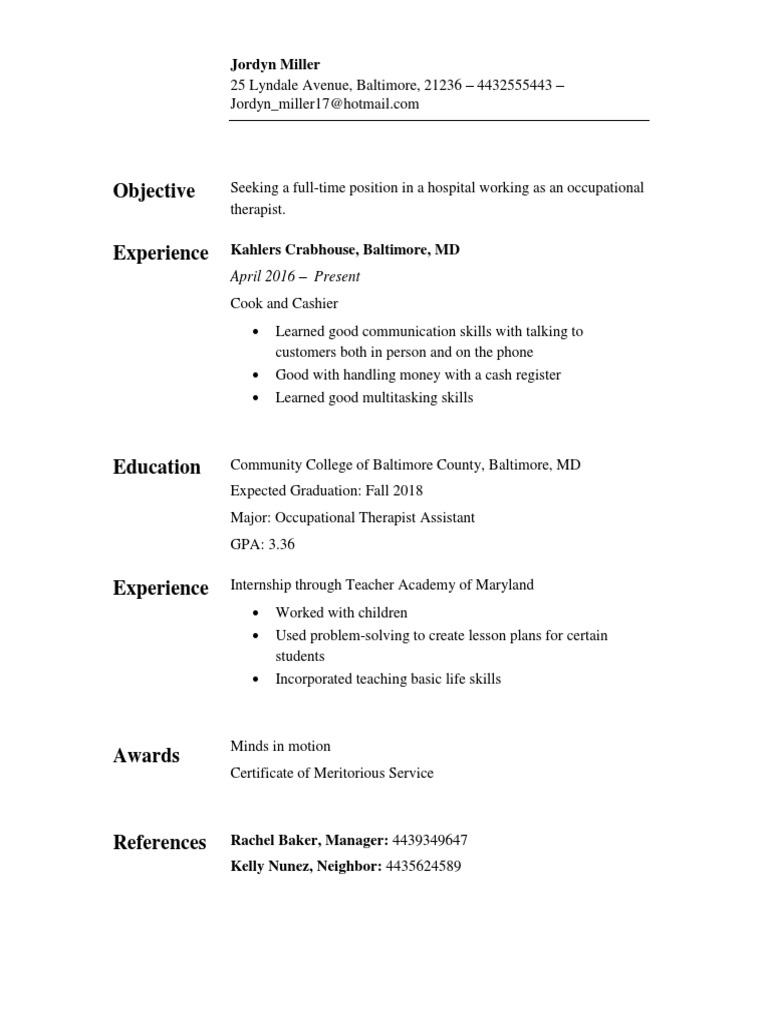 Final Draft Resume Csit | PDF