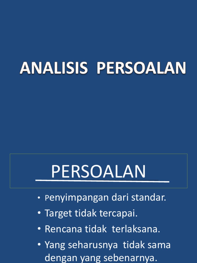 Analisis Persoalan | PDF